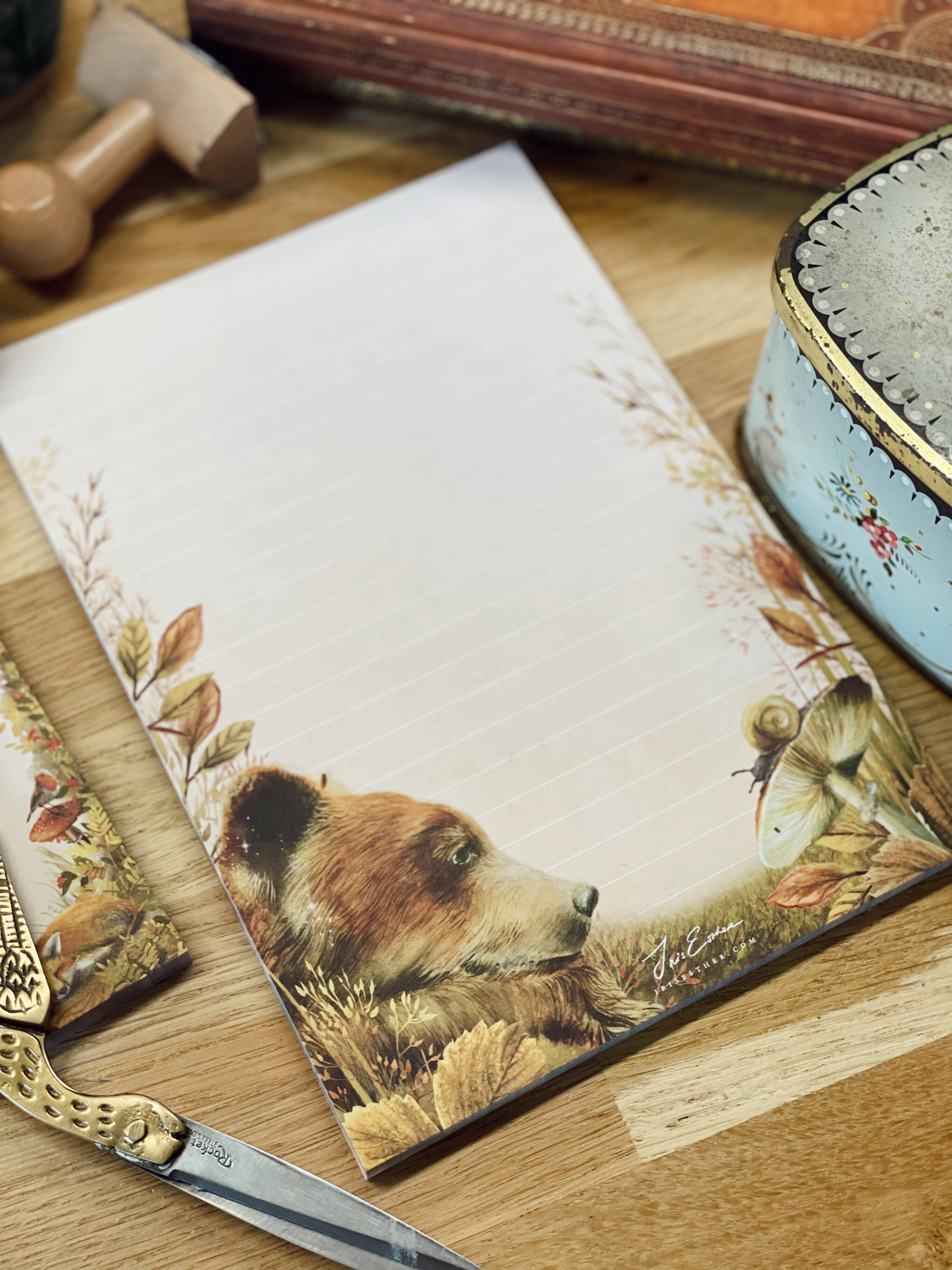 Beary Sweet Notepad A5 - Iris Esther