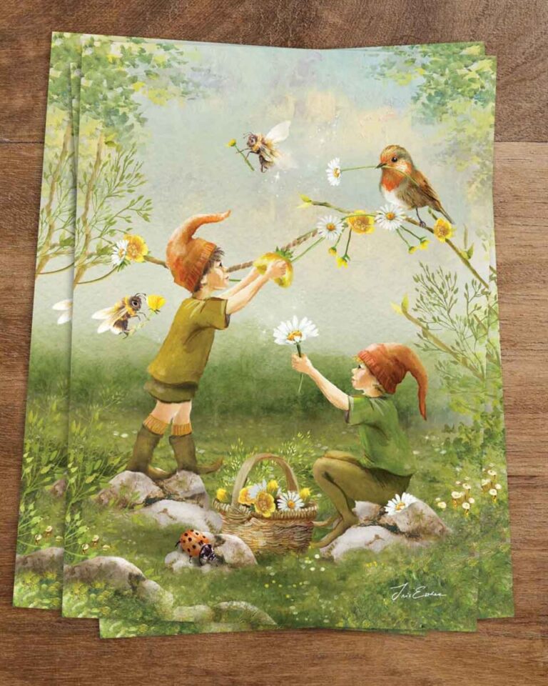 Postcards & Art Prints: Fairytales, Nature and Waldorf by Iris Esther
