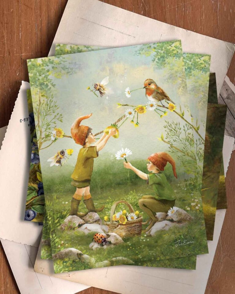 Postcards & Art Prints: Fairytales, Nature and Waldorf by Iris Esther